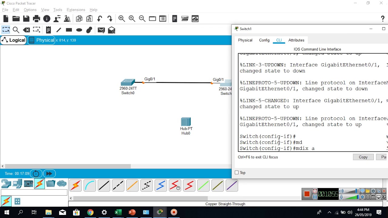 Lab on Full Duplex, Half Duplex, Auto MDIX, Speed and ARP in Urdu - YouTube
