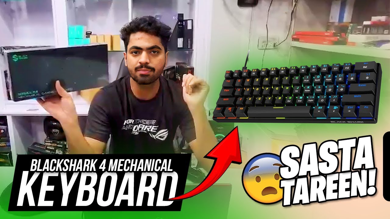 BLACKSHARK K4 MECHANICAL KEYBOARD BLUE SWITCHES - Cheapest Mechanical ...