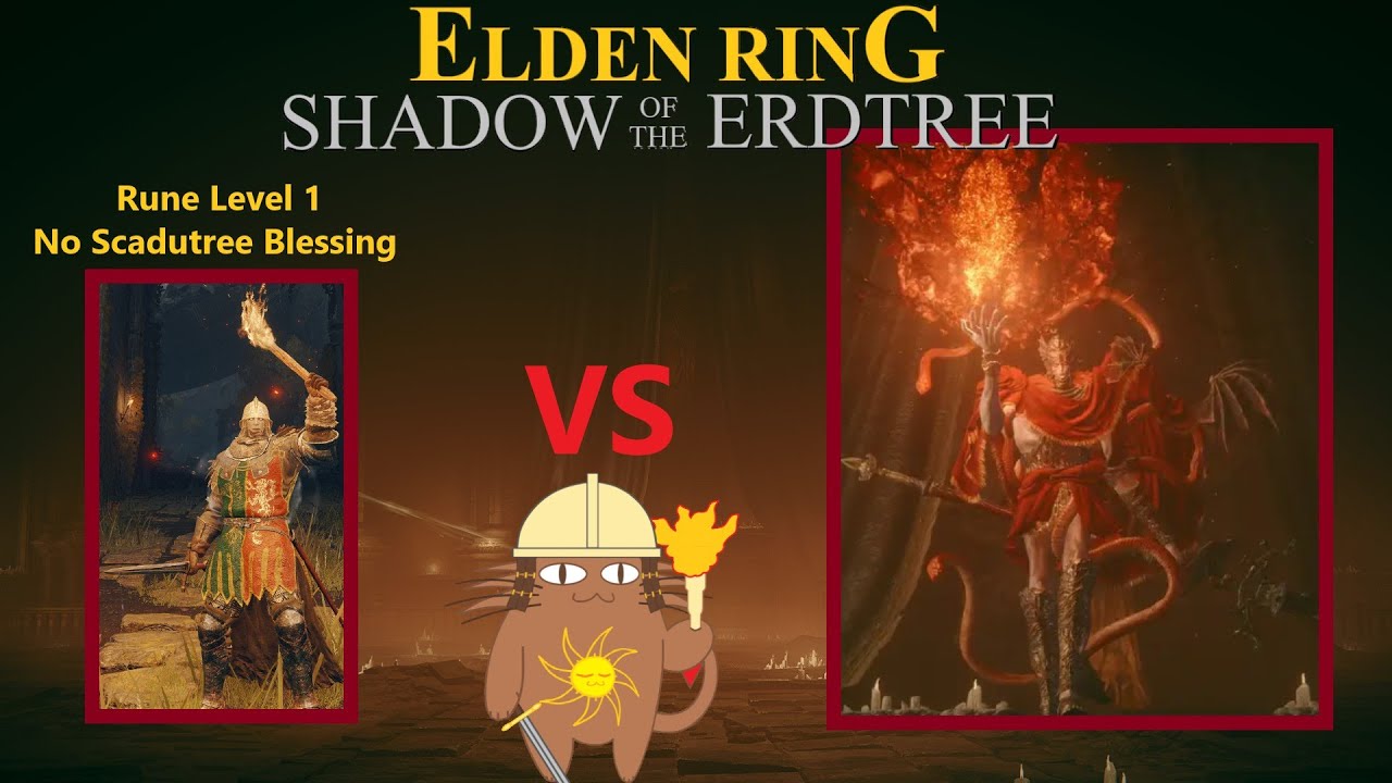 Messmer the Impaler, Rune Level 1 No Scadutree Blessing No Hit Godrick ...