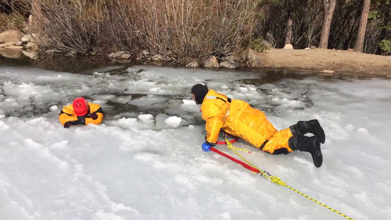 RFD Ice Rescue Demonstration - YouTube