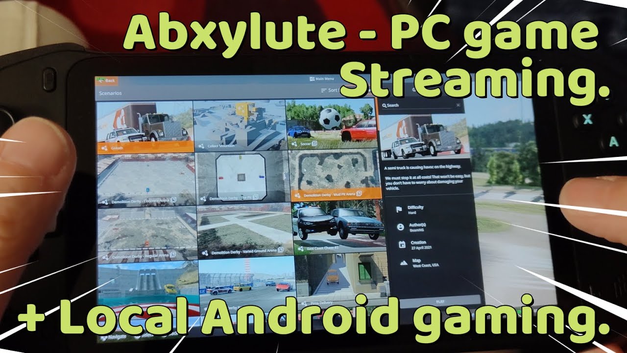 Abxylute DVT2 | Streaming from PC + Native Android gaming - YouTube
