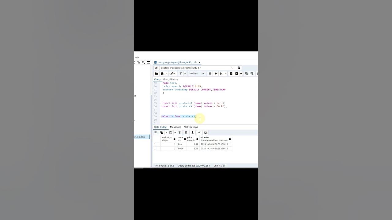 Sequence Vs Serial In Postgresql Best Postgresql Tutorial Shorts Youtube