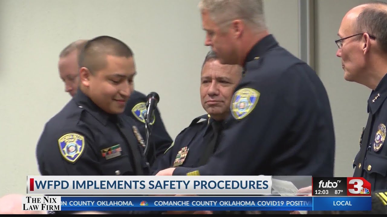 WFPD officials implement safety procedures to halt COVID-19 - YouTube