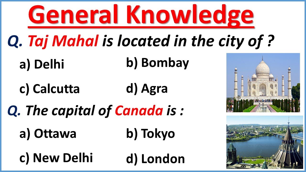 General Knowledge Questions | General Knowledge | General Knowledge ...
