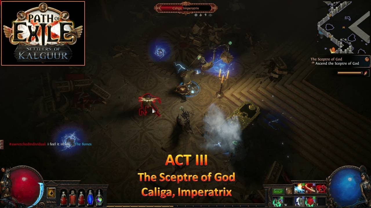 Path of Exile - ACT III The Sceptre of God - Caliga Imperatrix (Monster ...