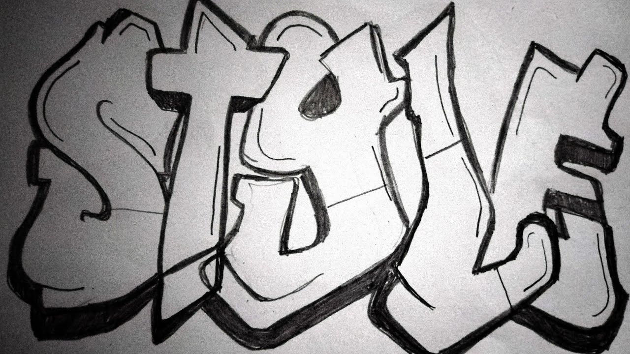 💥 GRAFFITI PARA PRINCIPIANTES💥,como dibujar, como hacer graffitis - YouTube