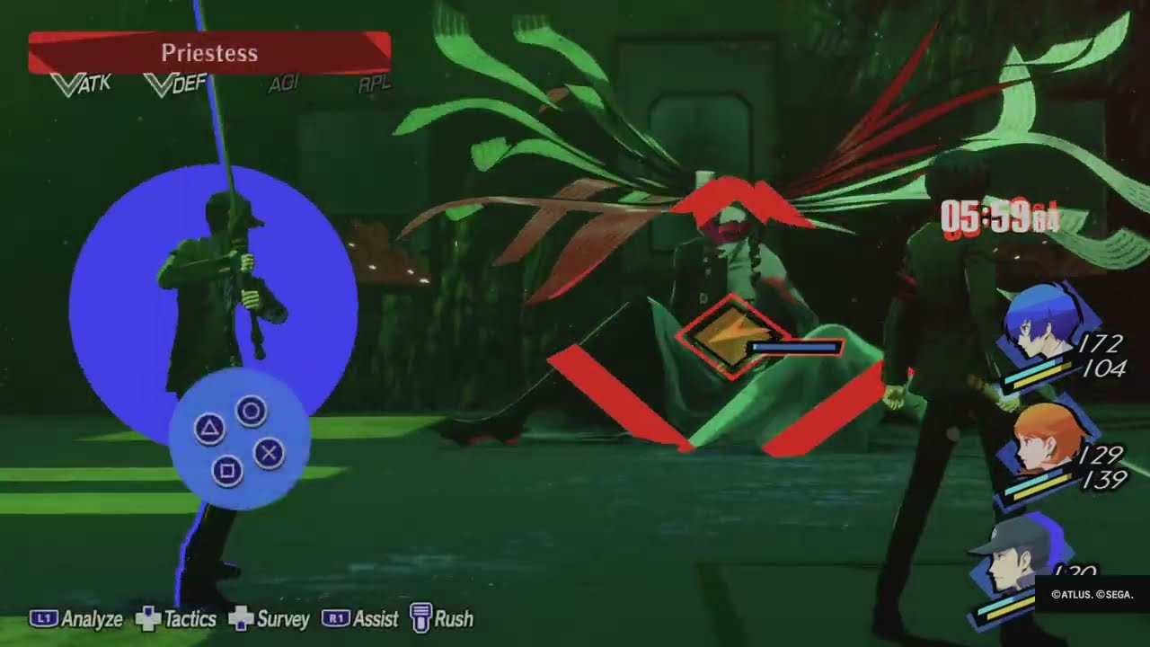 Persona 3 Reload Priestess - boss fight - YouTube