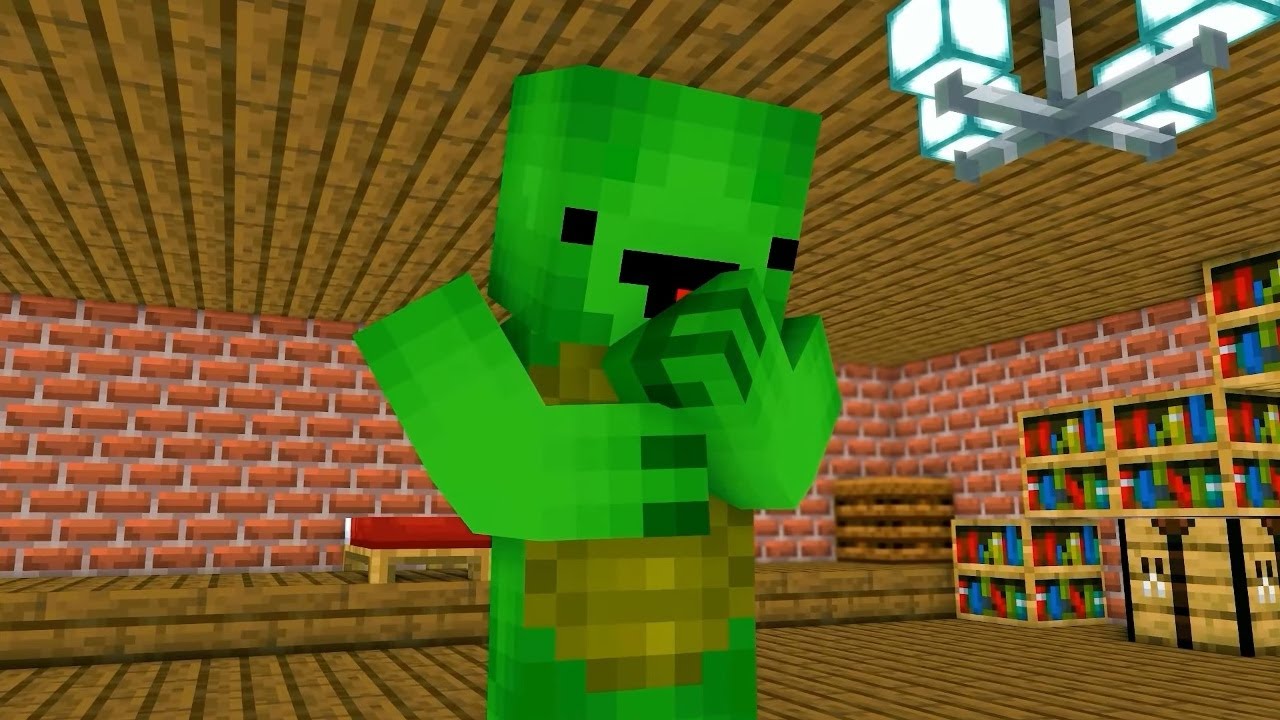 MAIZEN : Baby Mikey and his Giant Dog - Minecraft Animation JJ & Mikey ...
