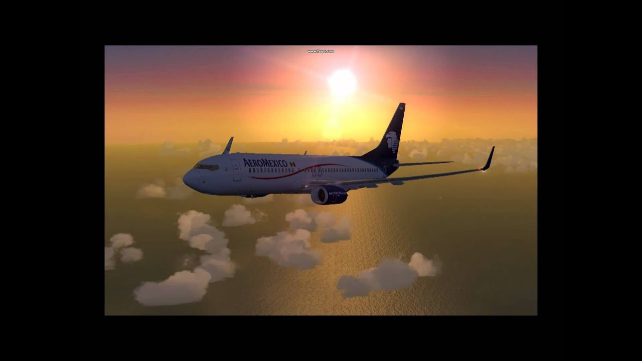 FSX Aeromexico flight #665 San Francisco - Mexico City - YouTube