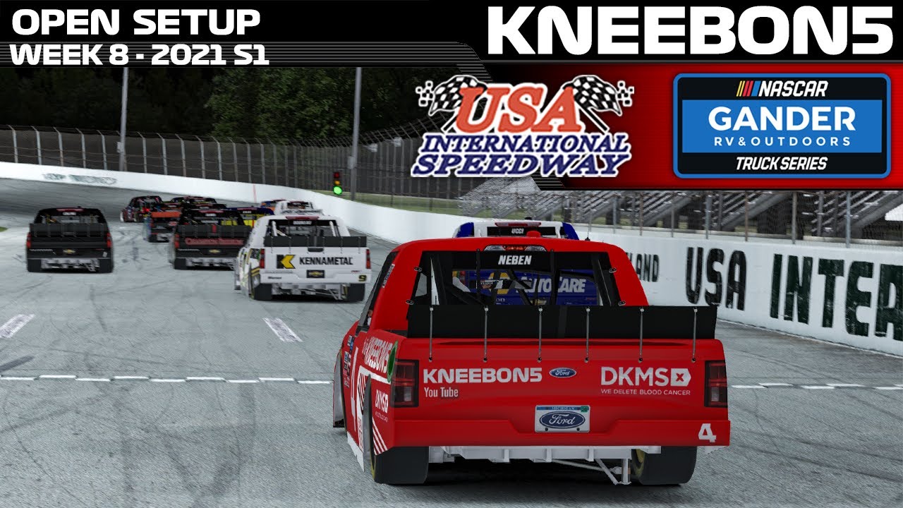 Truck Series - USA International Speedway - iRacing eNASCAR - YouTube