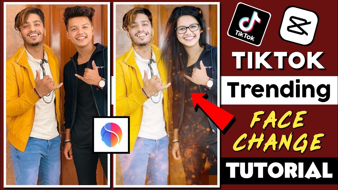 TikTok Trend Face Change Video Editing | CapCut Girl Face Trend TikTok ...
