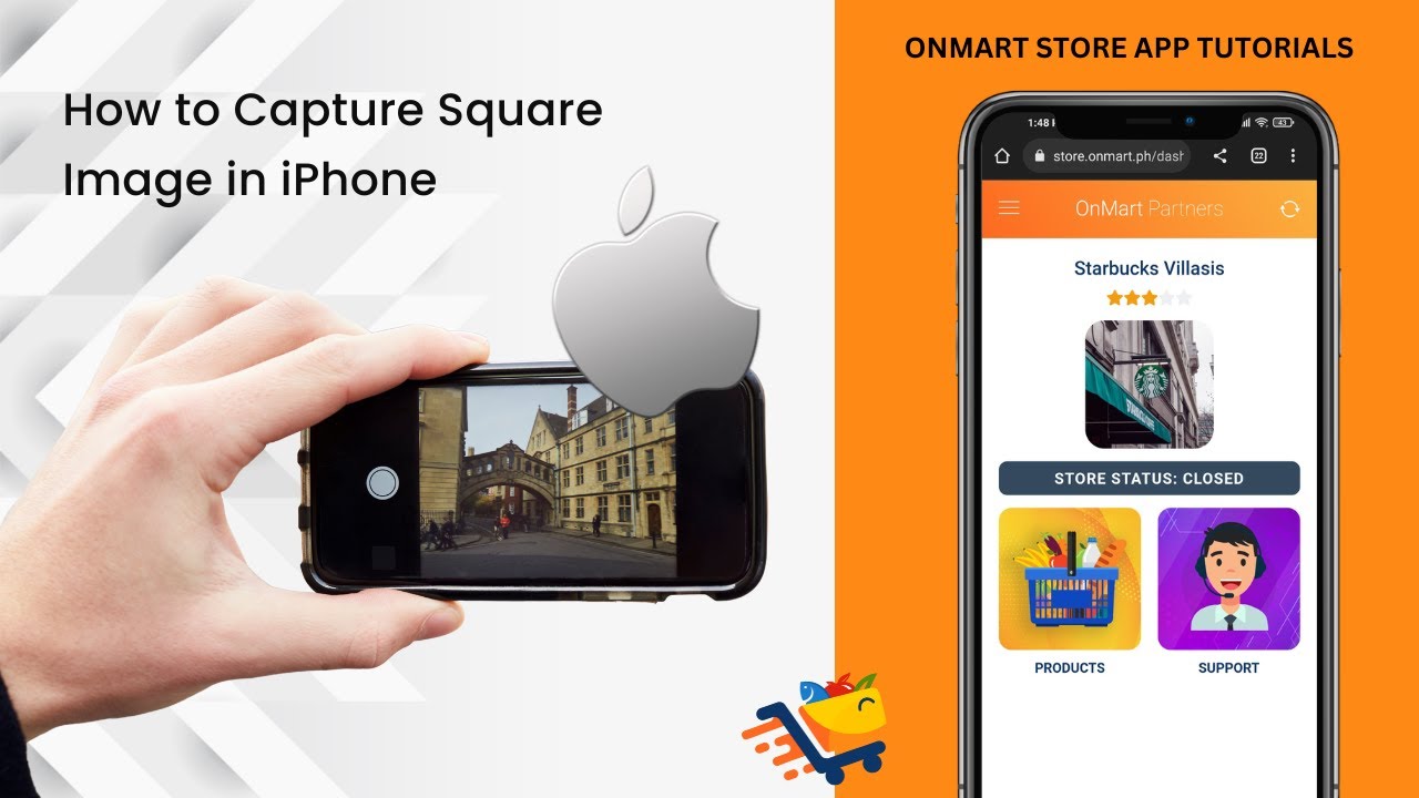 (Extra - 2) How to capture square image on your Apple iPhone - YouTube