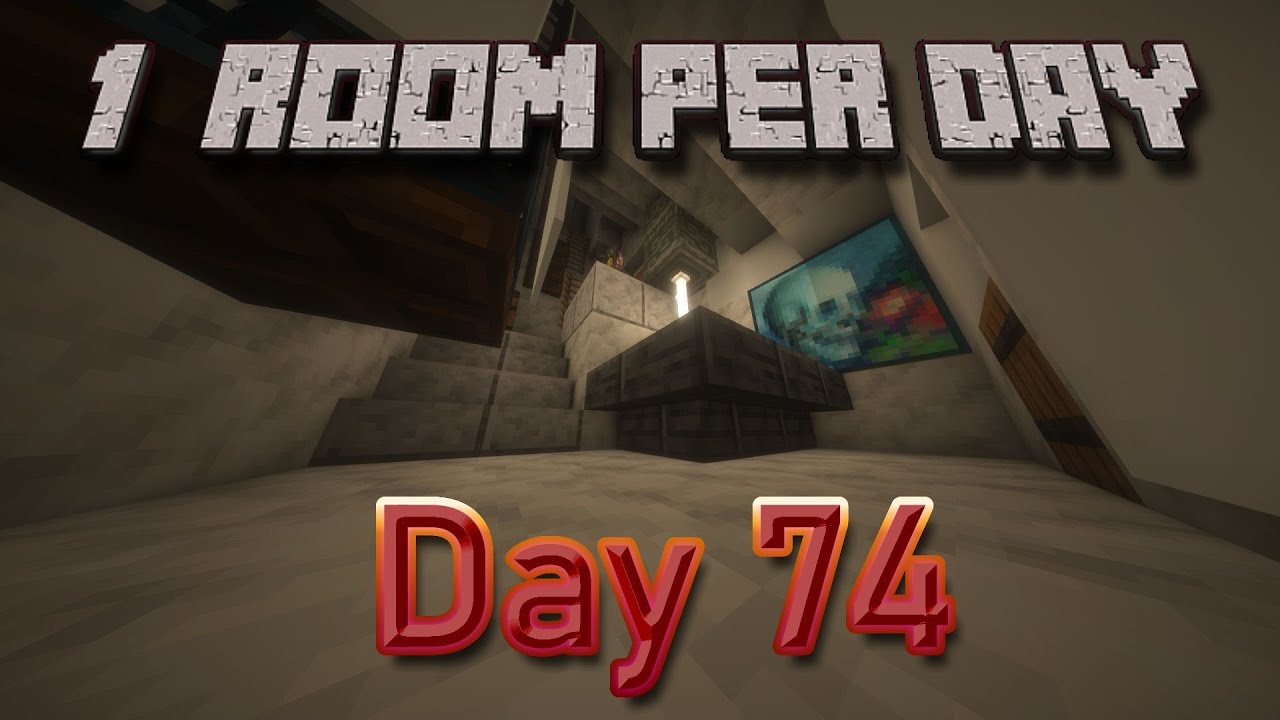Building a room everyday until I have a mansion - day 74 - YouTube