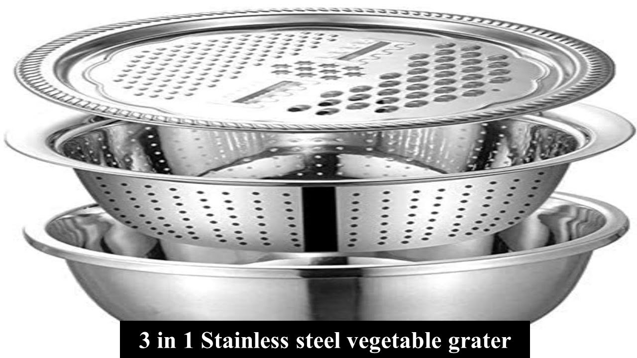 How to use multi purpose Eversilver vegetable grater? - YouTube