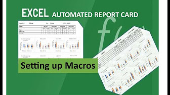 Automated Excel Report Card - YouTube