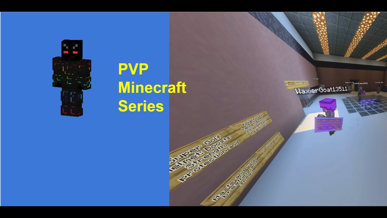 PVP Gameplay with Custom items in Minecraft - YouTube
