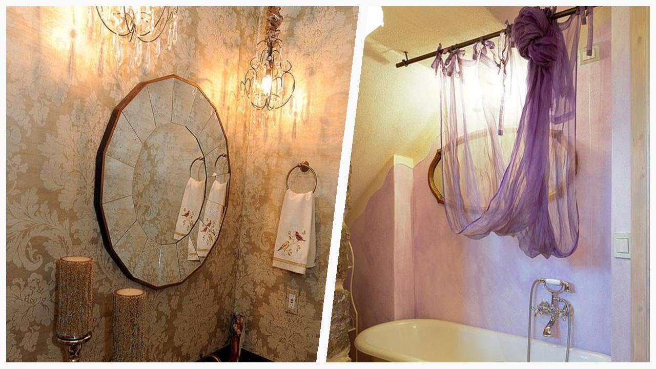 75 All Toilets Shabby-chic Style Powder Room Design Ideas You'll Love 💎 ...