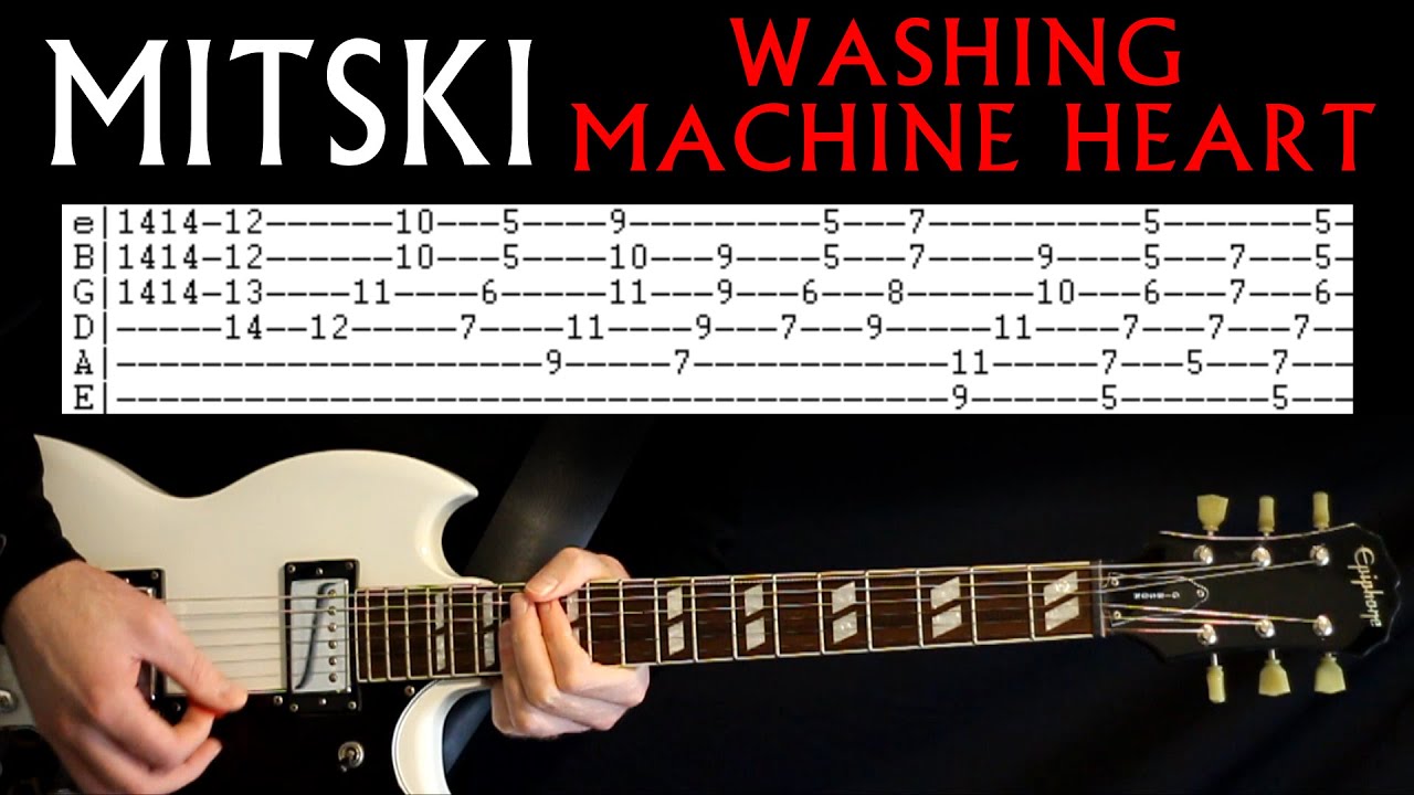 Mitski Washing Machine Heart Guitar Lesson / Guitar Tab / Guitar Tabs ...