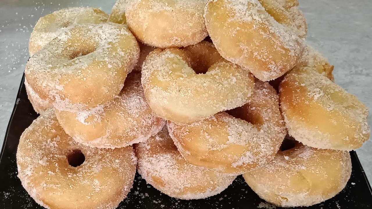 Donat gebu dan montok tiga hari masih tetap lembut || Rizal tomyam ...