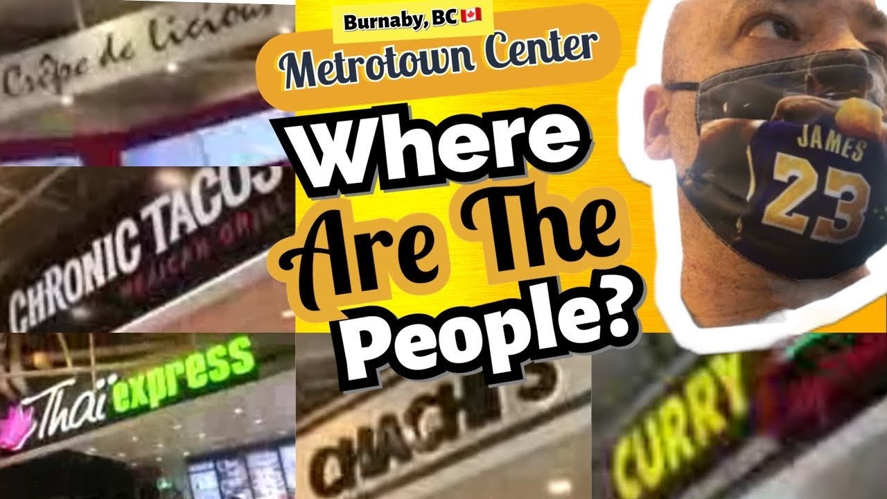 Famous Metrotown Mall. Burnaby, British Columbia Food Court ...