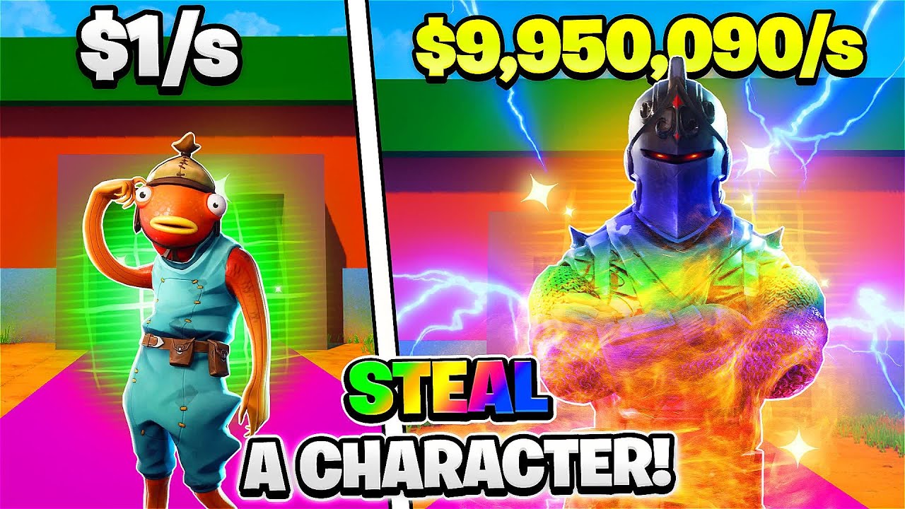 FORTNITE - STEAL A CHARACTER CREATIVE MAP - YouTube