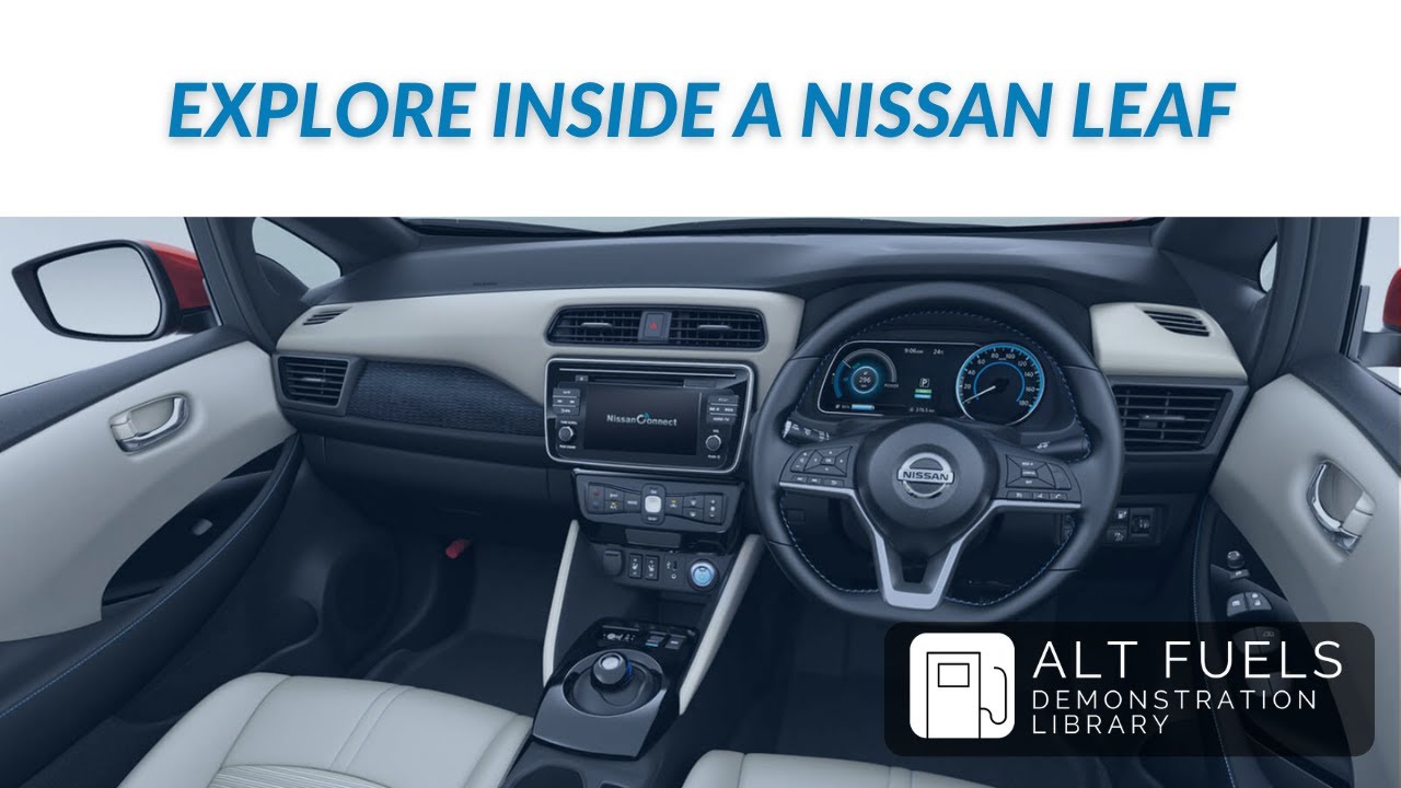 How to drive a Nissan Leaf: Interior Controls - YouTube