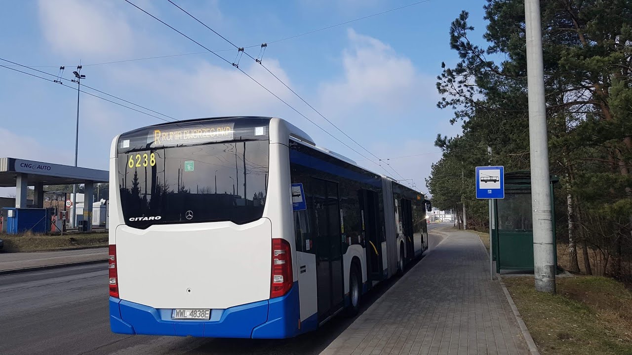 PKS Gdynia - Mercedes-Benz O530G C2 #6238 | linia R - YouTube