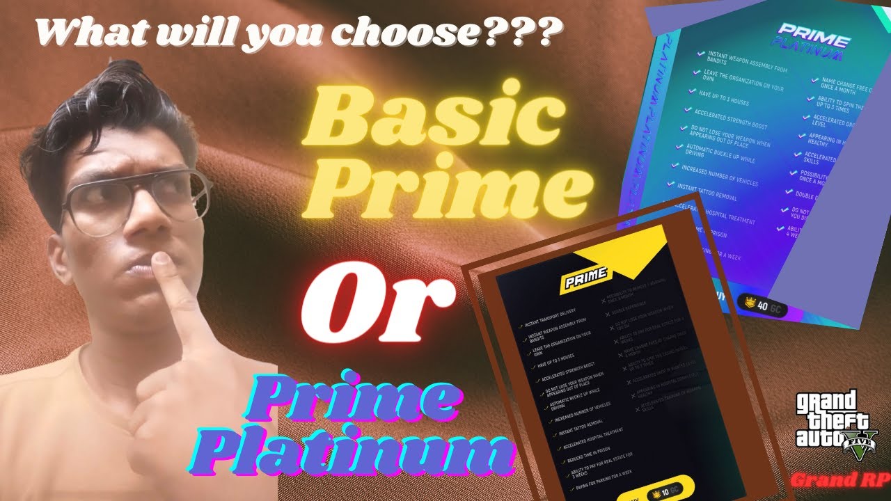 Prime in Grand RP | Basic prime and Platinum Prime Explained | Hindi | MR.WINGS - YouTube