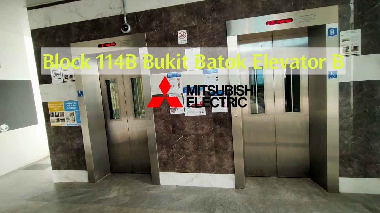 Block 114B SkyVista @ Bukit Batok Mitsubishi Elevator B - YouTube
