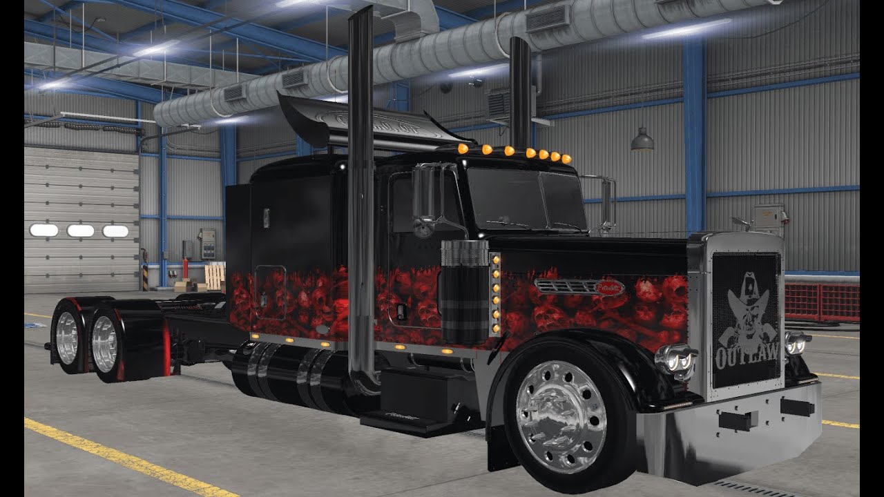 ATS Mods 1.39 - Lowered Long Peterbilt Viper 2//Purchase & Customizing ...