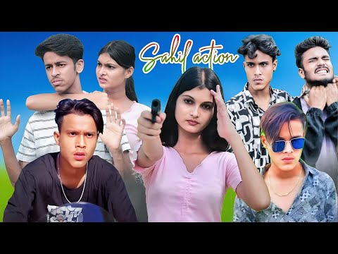 Sahil action 😍sarara sarara 😍 Very sad love story 😭 Action video 😍 Hearts touching love story 😢 