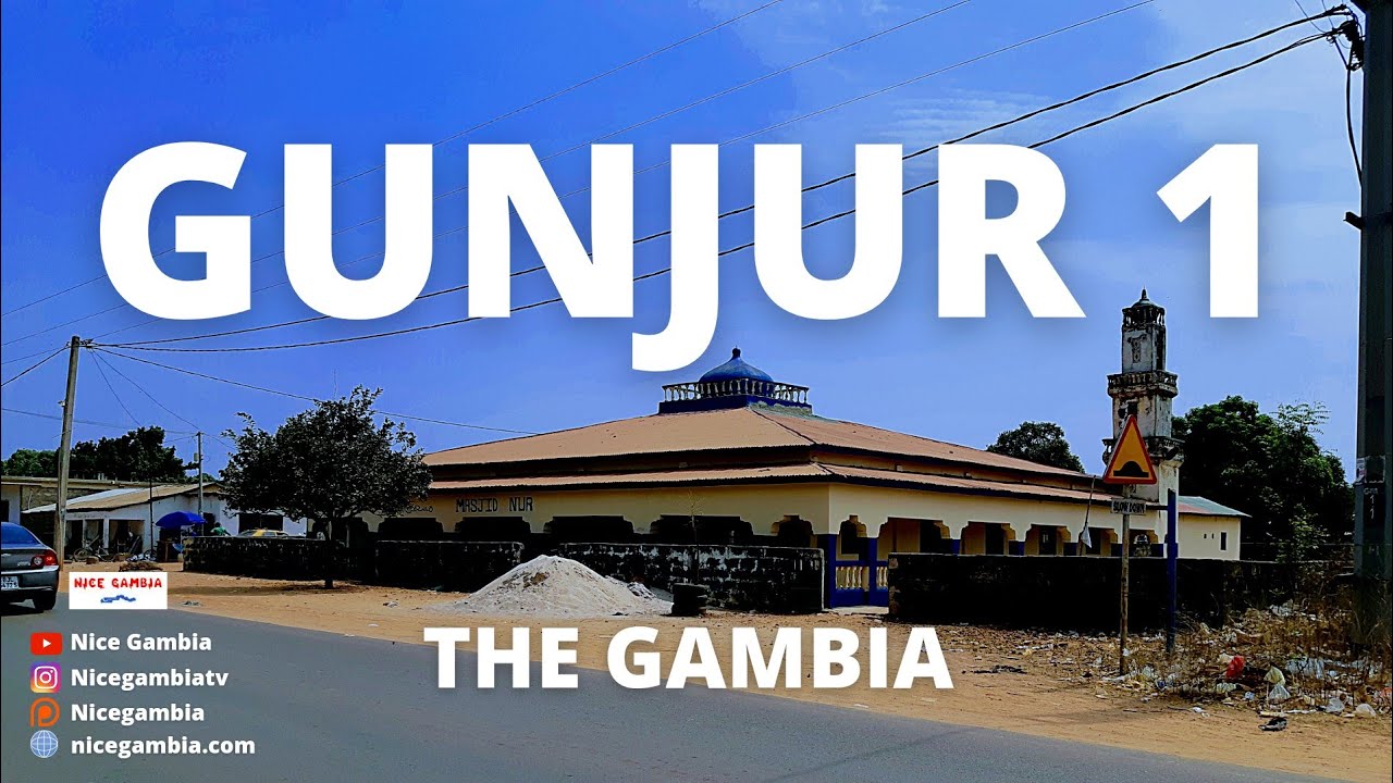 Gunjur The Gambia Cities, Towns and Villages - YouTube