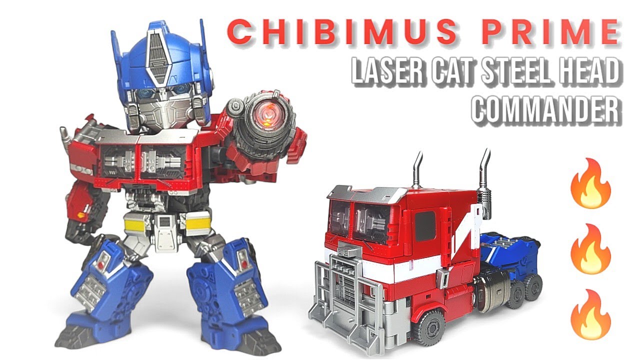 LASER CAT JGM-Q01 STEEL HEAD COMMANDER | CHIBI TRANSFORMERS ROTB PRIME ...