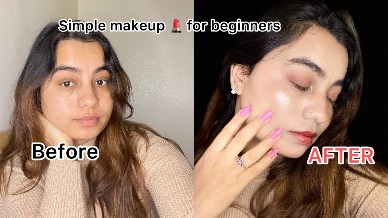 Simple Everyday makeup 💄 for beginners||#makeuptutorial #makeup # ...