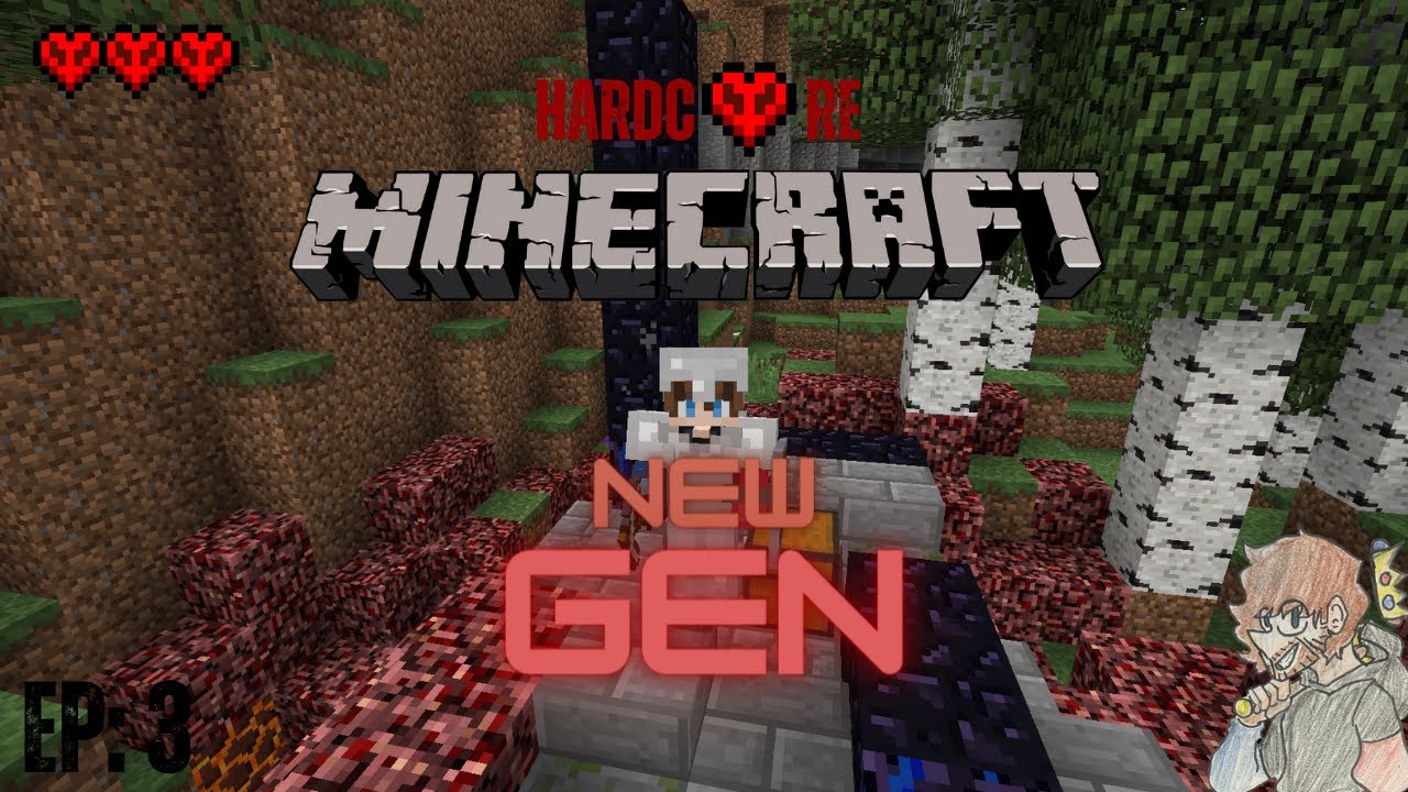 Hardcore Minecraft New Gen EP 3| Fun exploration - YouTube