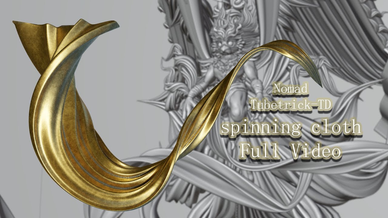 Nomad spinning cloth - YouTube