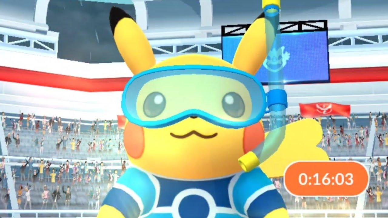 Pokemon Go Scuba Pikachu - YouTube