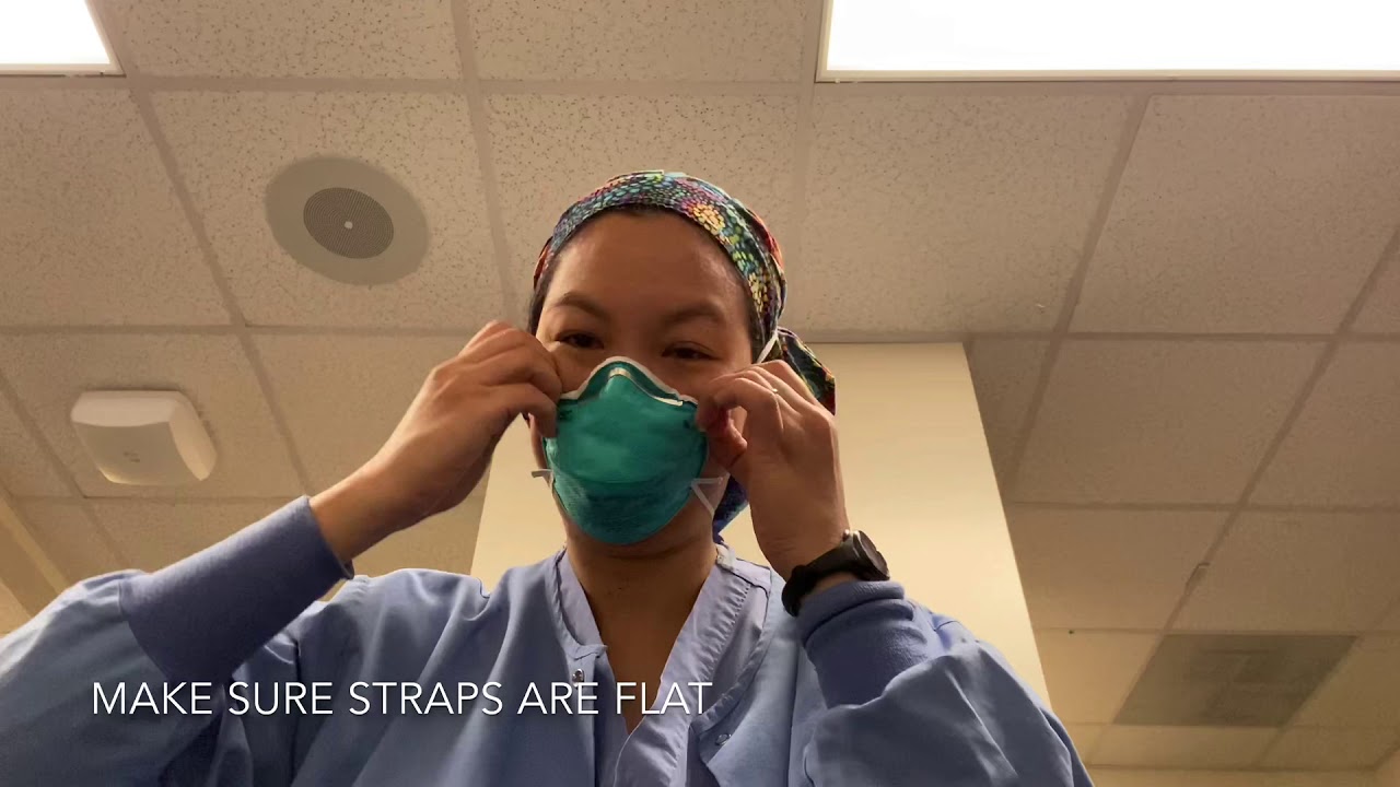 Donning and Doffing N95 Mask for Reuse - YouTube