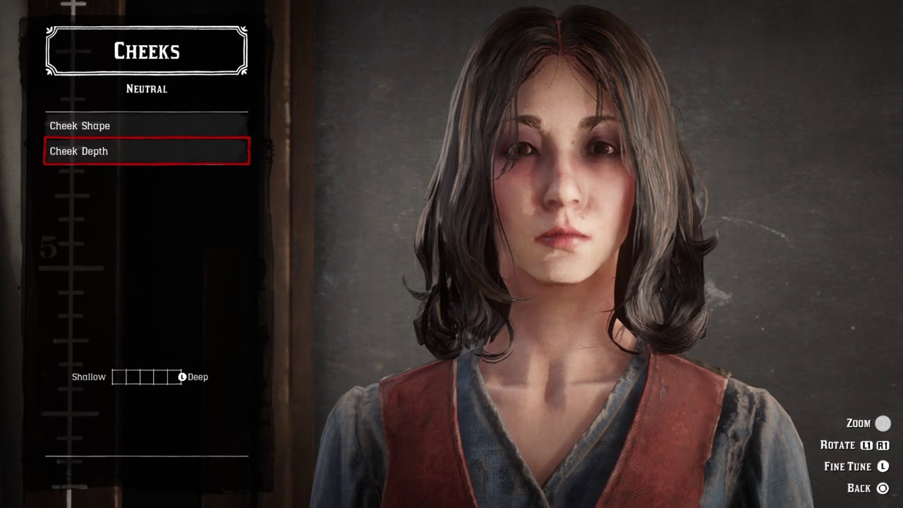RDR2 - Face#15 Female Character Creation Guide (Quirky Cute Female ...