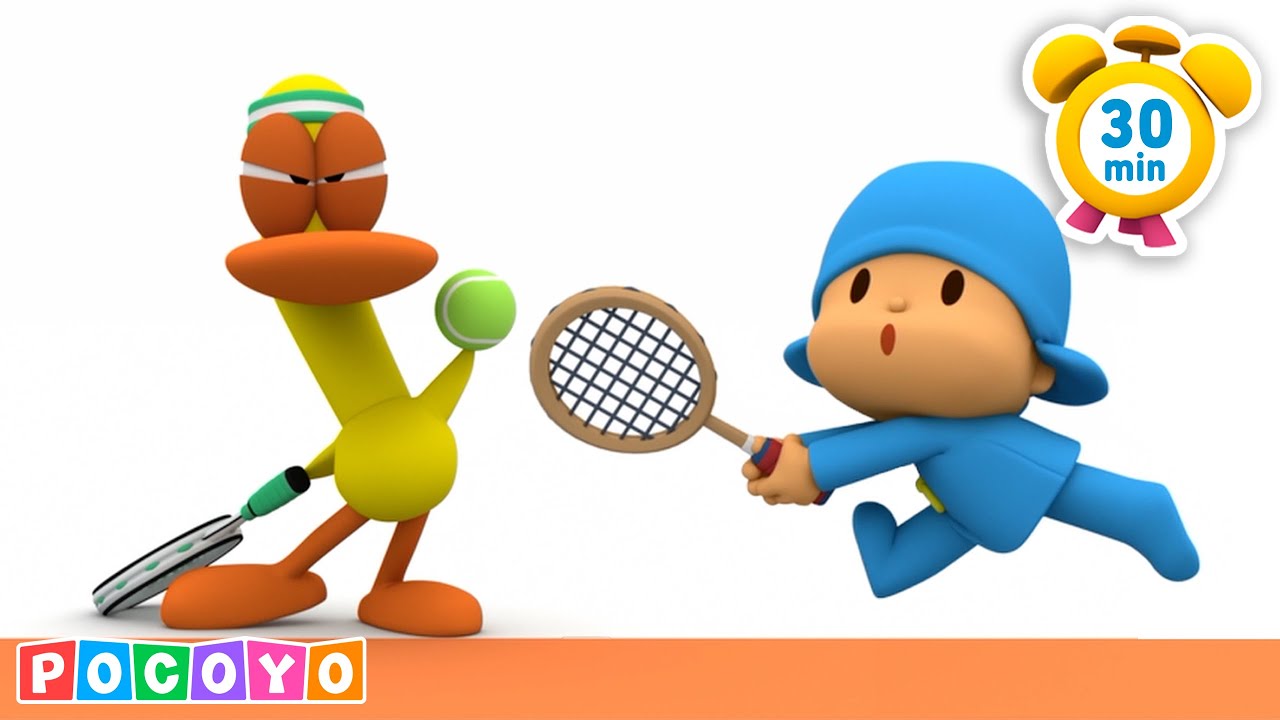 🎾 Tennis entre amis 🎾 (30 min) | Pocoyo 🇫🇷 Français - Chaîne Officielle ...