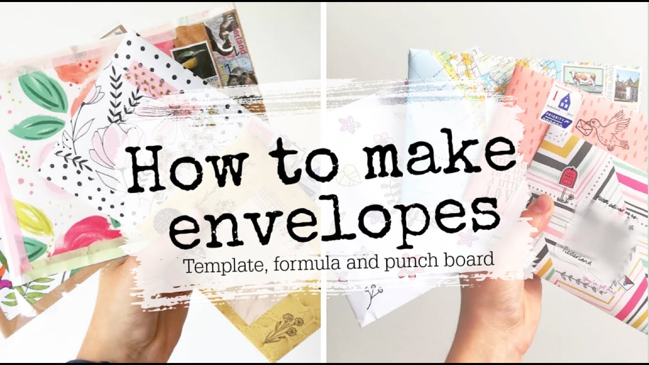 How To Make Envelopes from Scratch: 3 Ways (Template, Formula and ...