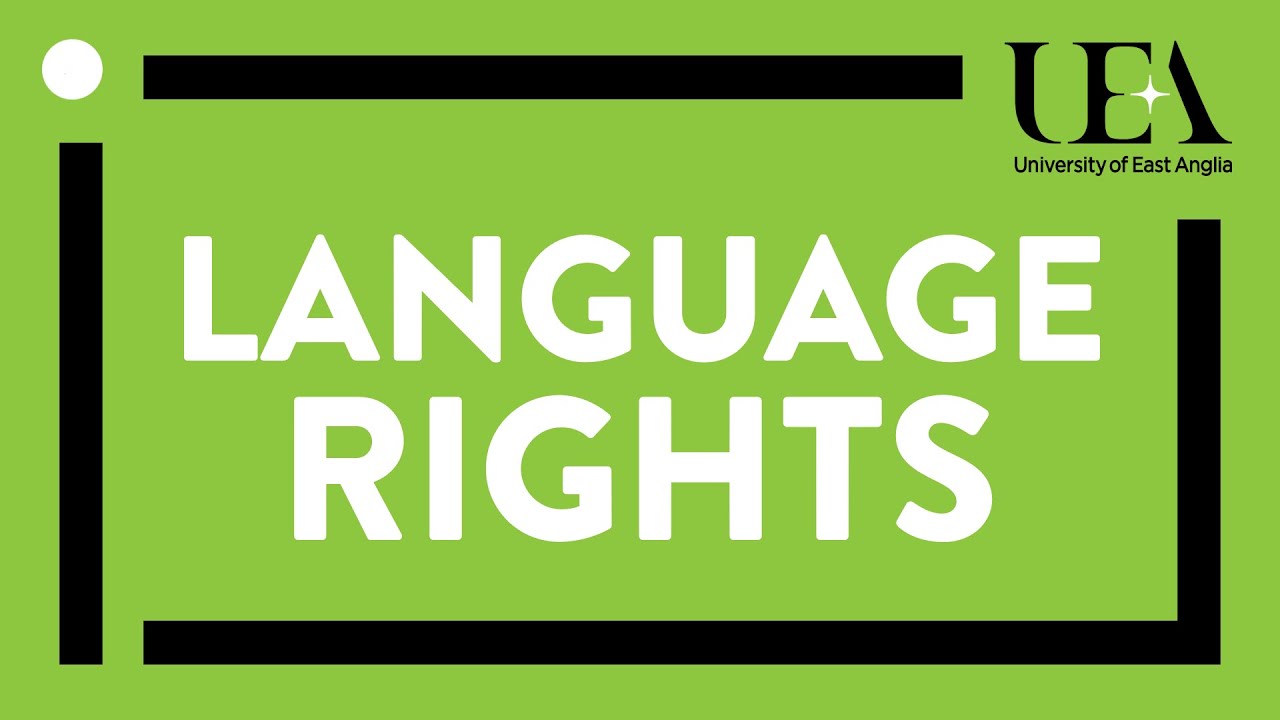 Language rights as human rights (UEA inaugural lectures 2018) - YouTube