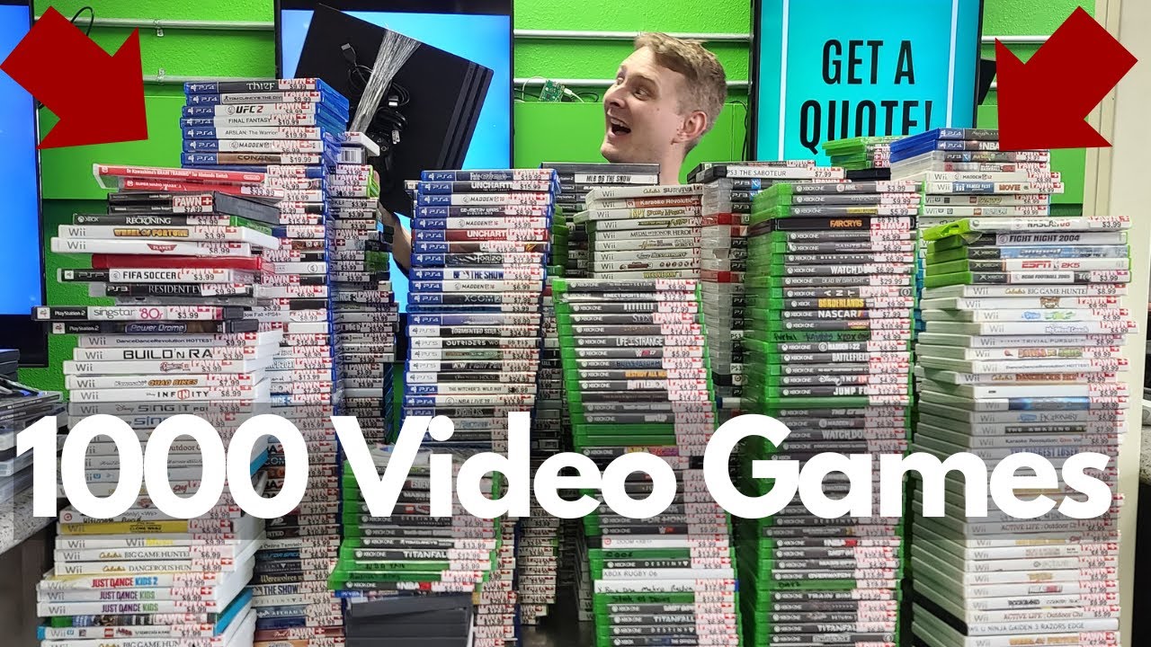 I Spent $2000 on over 1000 Video Games - YouTube