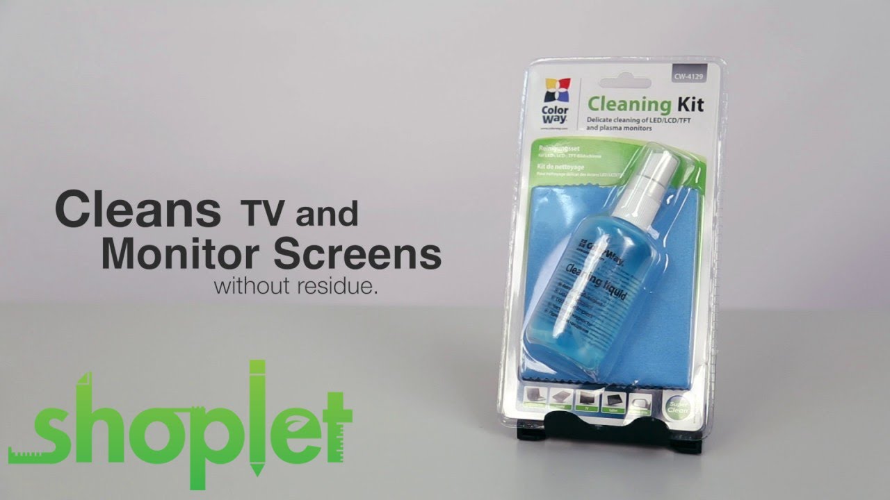 ColorWay cloth and liquid 6.8 fl oz (200 ml) Blue (CW-9009) - YouTube