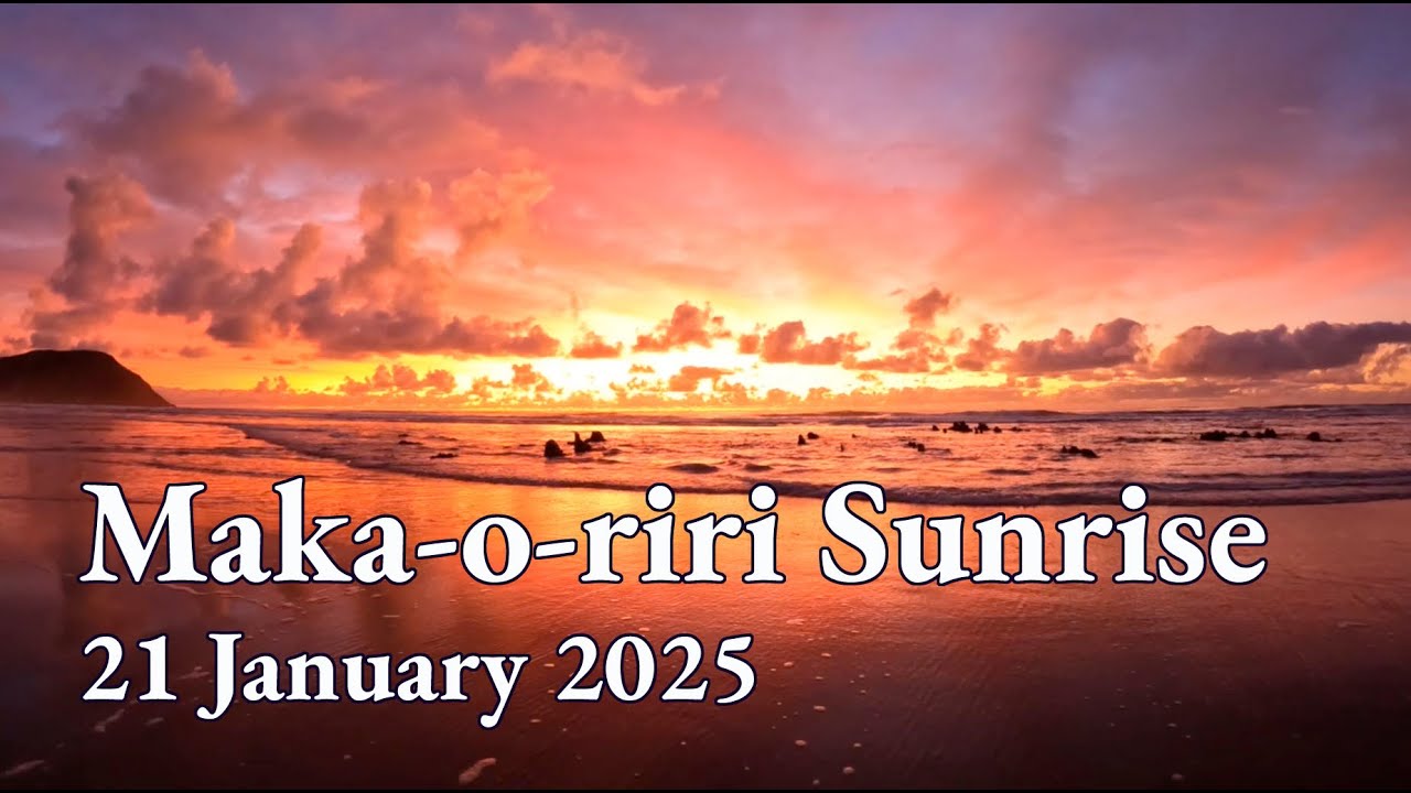 World's first sunrise, daily. Relax and watch the day dawn: 21 January ...