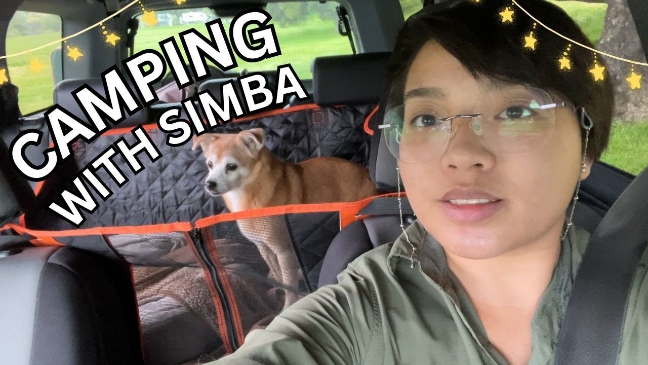 Camping At Coyote Lake w/Simba Dog ⛺ - YouTube