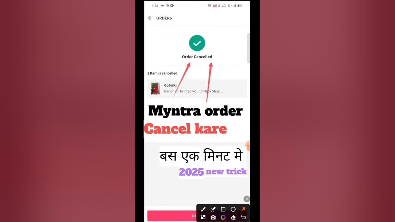 Myntra order cancel kaise kare | How to cancel Myntra order after shipped 2025 | Myntra Order ...