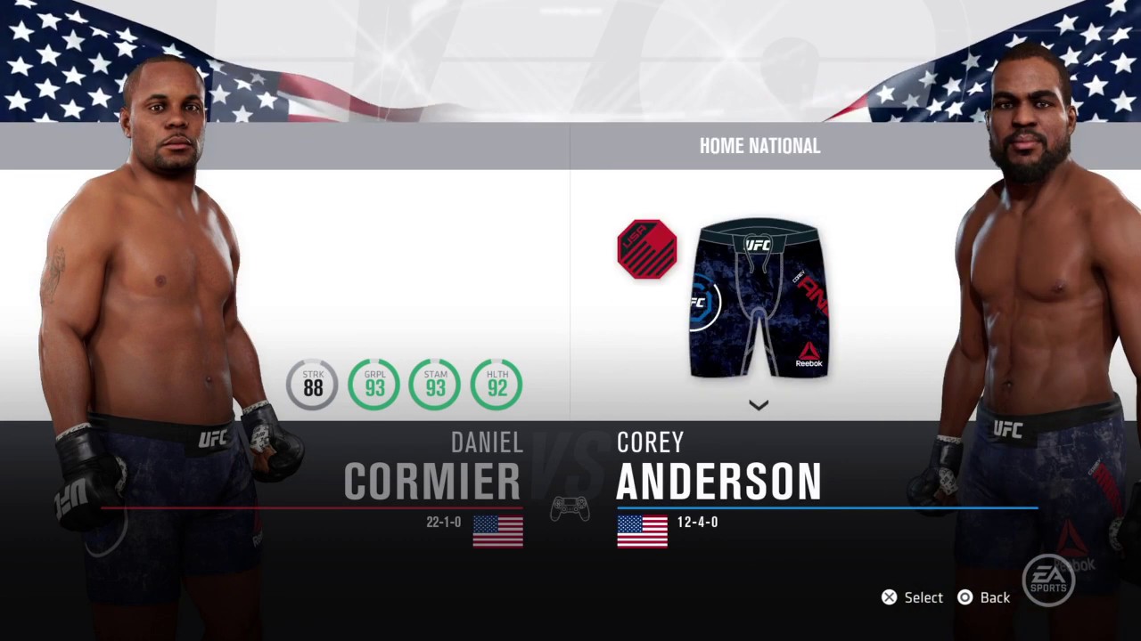 UFC 3 - All Light Heavyweight Mens Fighters List - All Players ...