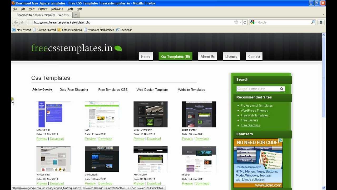 How to Download and Edit Free Css Template - YouTube