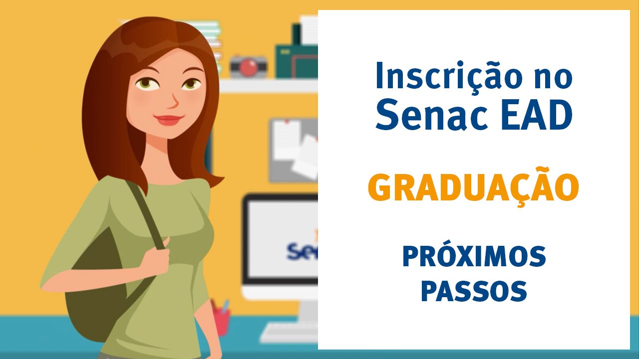 Graduação Senac EAD - Procedimentos para matrícula - YouTube